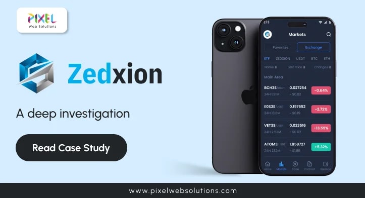 Zedxion Case study - Pixel Web Solutions